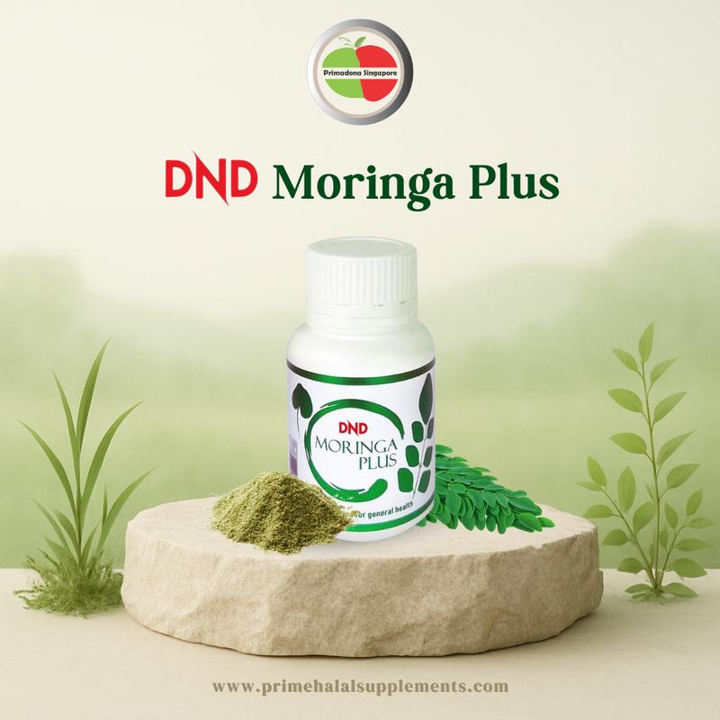 DND Moringa Plus 60 Capsules - Moringa Leaf Extract & Pegaga Leaf ...