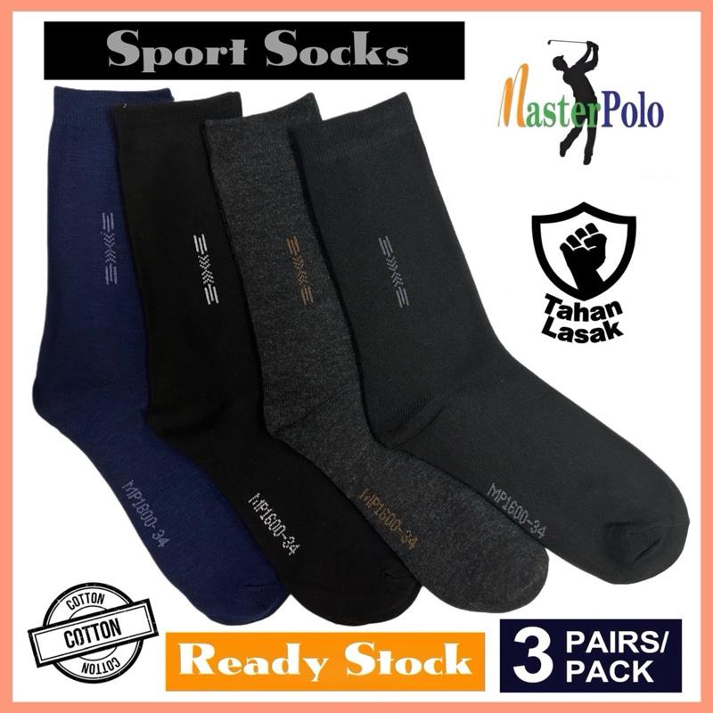 Socks Work Casual 3 Pairs Men Asian Style Stoking Kerja Lelaki - TikTok ...