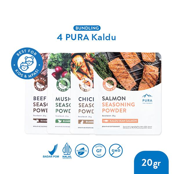 Pura Kaldu Asli | 4 Bumbu Kaldu Ayam Kampung, Sapi, Jamur & Salmon ...