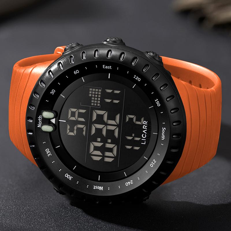Jam Tangan Lelaki Digital, Jenama LICARR, Fesyen Sukan Kasual, - TikTok ...