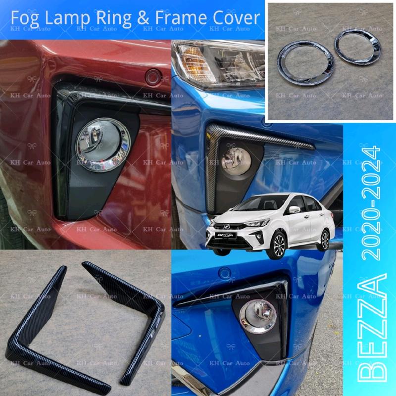 Perodua Bezza 2020-2024 Car Fog Lamp Ring Fog Lamp Frame Cover - TikTok ...