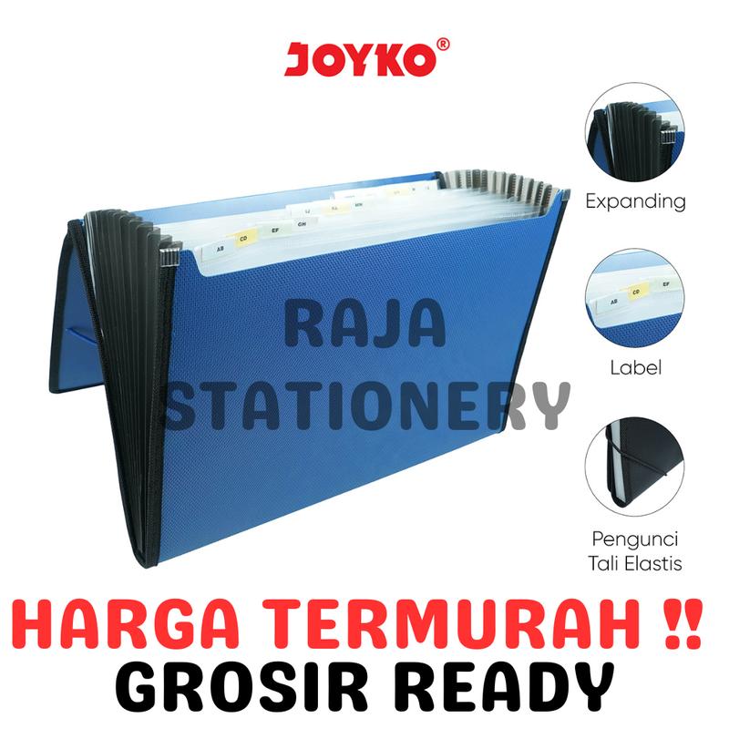 Joyko Expanding File Folio F4 13 Pockets Filing Folder Black - Shop ...
