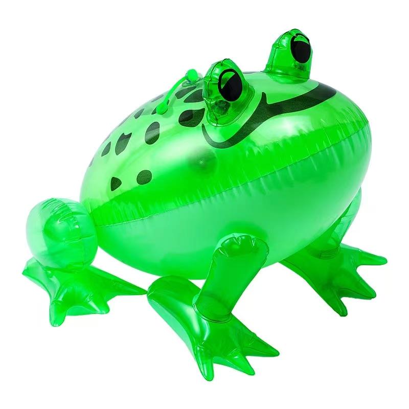 Inflatable frog with built-in battery that lights up. - TikTok Shop ...