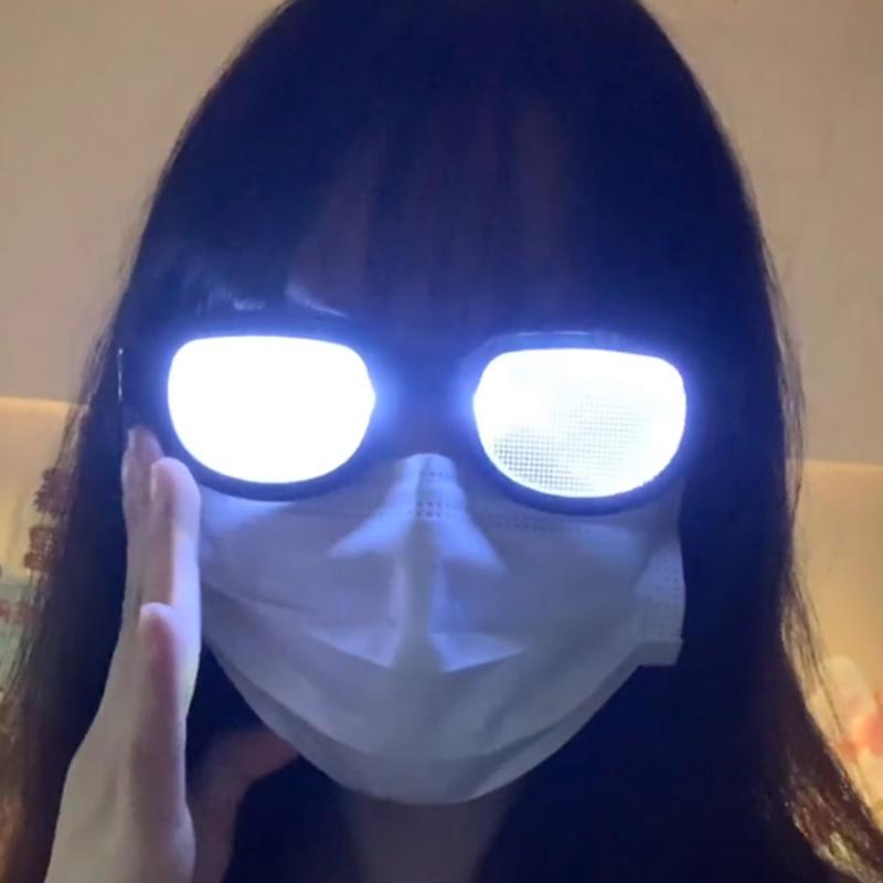 [Captivaty] Christmas Red Eye Special Effect Luminous Glasse - Shop ...