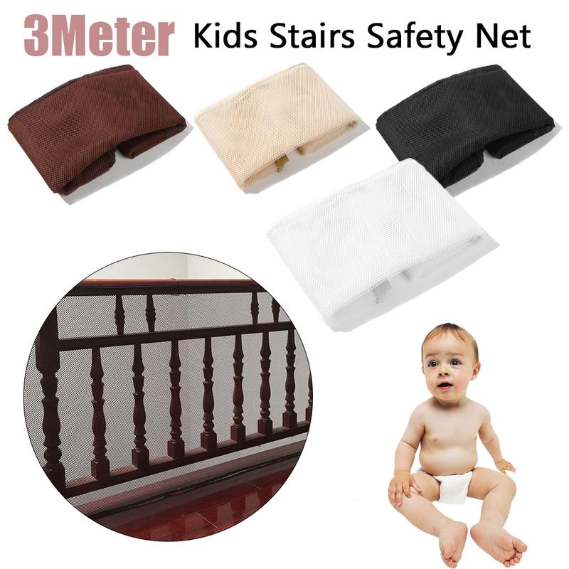 3Meter Thick Stair Railing Security Toddler Kids Banister Guard ...