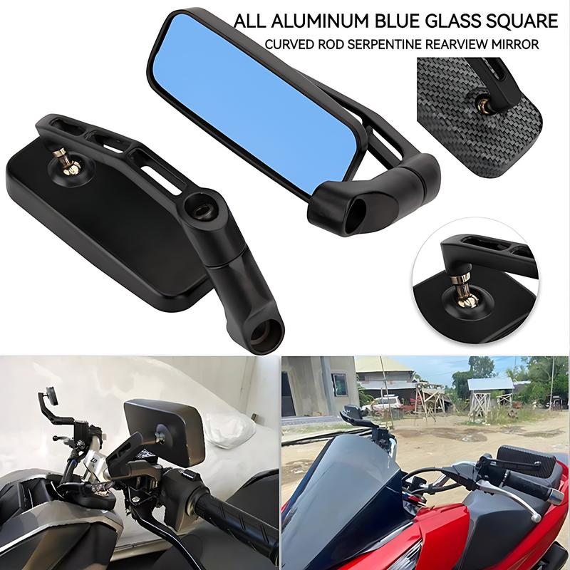 Motorcycle Side Mirror Universal Alloy CNC Rear View Mirrors - TikTok ...