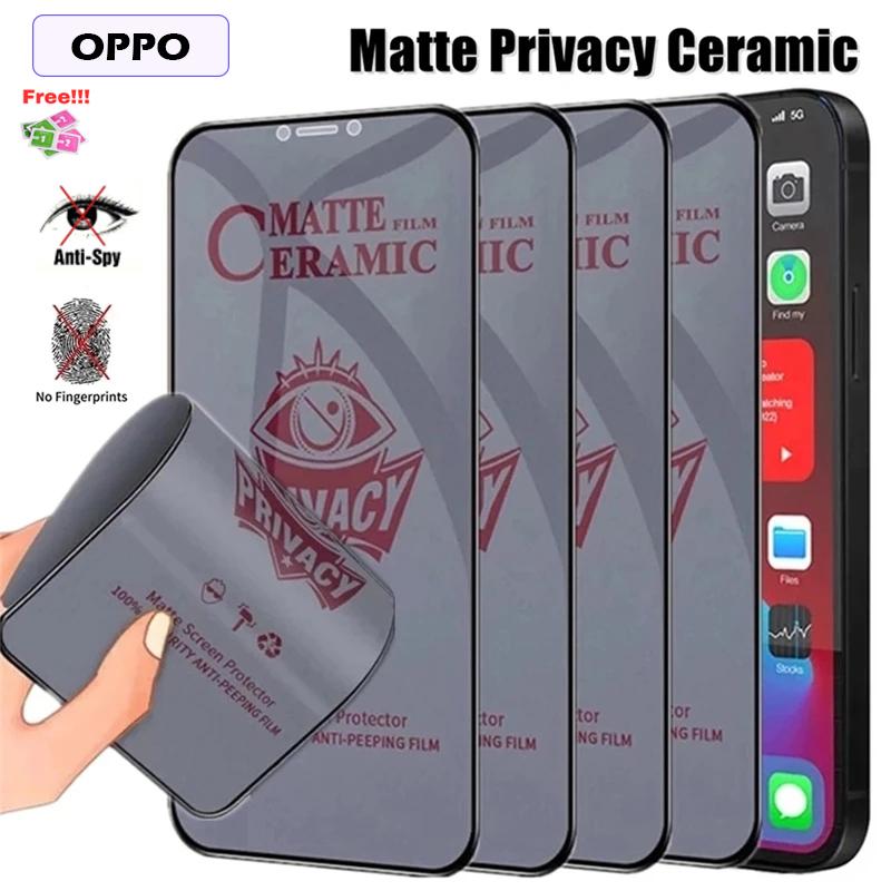 (CERAMIC MATTE PRIVACY) FOR OPPO A1K,A3 Pro,A3X,A3,A3S,A12E,A5S,A12,A15 ...