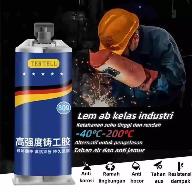 [85GR] Lem AB Besi Super Kuat Tahan Panas Kafuter Lem Pereka - Shop ...