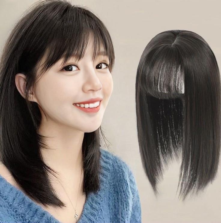 [Tiara] Toupee Hair Topper Poni Rambut Palsu Hair Clip Hairclip - Shop ...