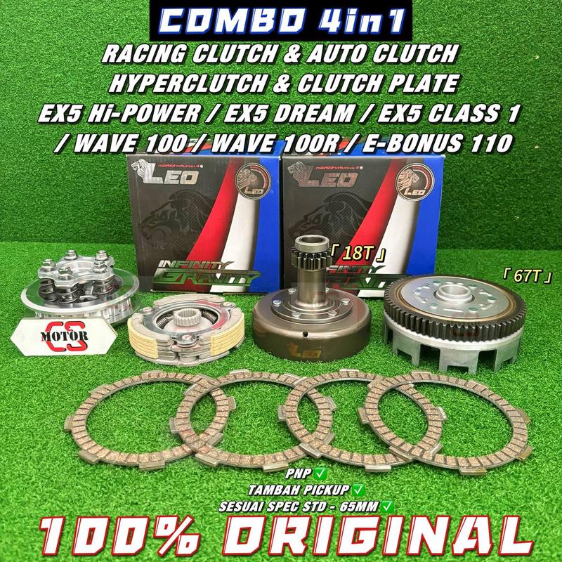 LEO RACING CLUTCH SET CLUTCH GEAR & AUTO CLUTCH SET EX5 DREA - TikTok ...
