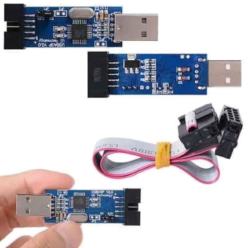 Modul Downloader USB ASP Programmer ISP Mikrokontroler AVR - Shop ...