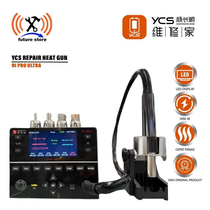 Jual YCS R1 PRO ULTRA ORIGINAL - REPAIRER HOME HEAT GUN R1 ULTRA ...