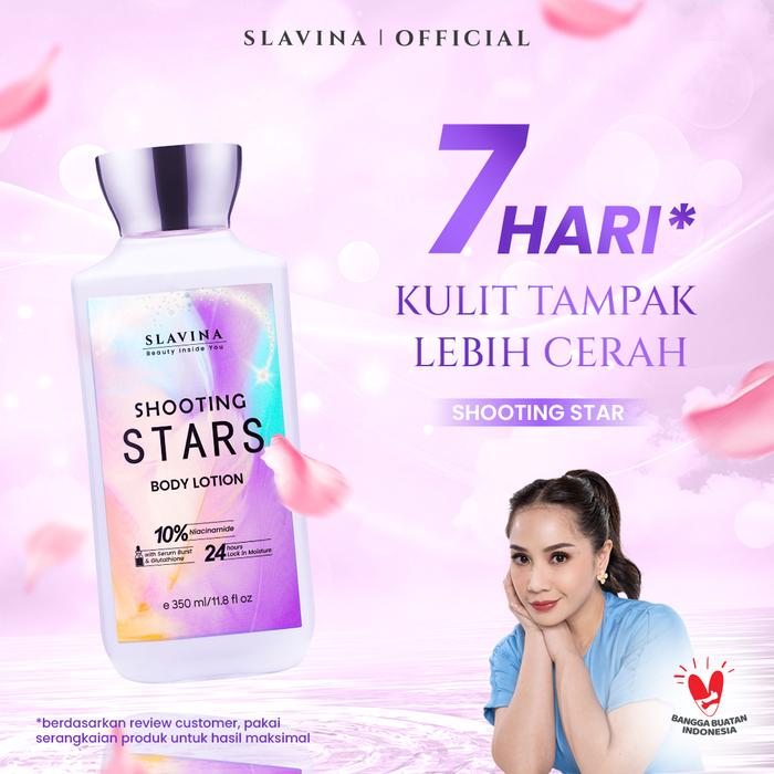 Promo SLAVINA Body Lotion Shooting Stars by Nagita Slavina 350ML ...