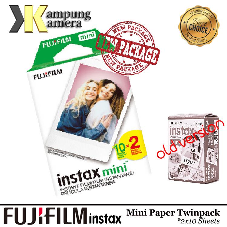 Fujifilm Instax Mini Paper Plain Twinpack Refill 2x10 Sheets (EXP 2027 ...