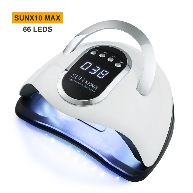 Pengering Pengilat Kuku, SUN X10 Max, 280 / 54W LED UV 66 / 18 ...