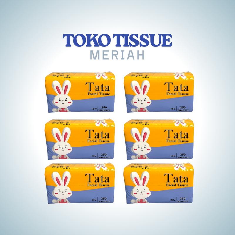 TATA Facial Tissue 250 sheets BUNDLE 6 - Shop | Tokopedia