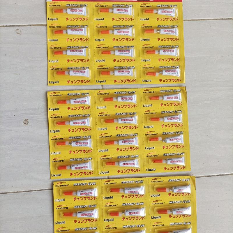 LEM POWER GLUE 3G ISI 36 PCS ( 3 LEMBAR ) - Shop | Tokopedia