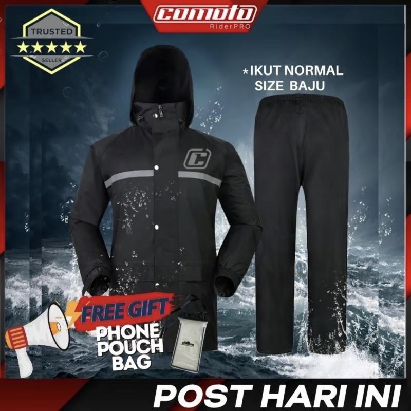 【HelloMiao】Raincoat Rainsuit Baiu Hujan Motorcvcle Bike Bicycle ...