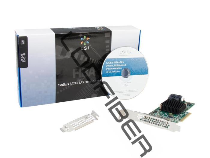 Jual LODFIBER For LSI SAS3008 9300-8I Host Bus Adapter PCI-E 3.0 SATA ...