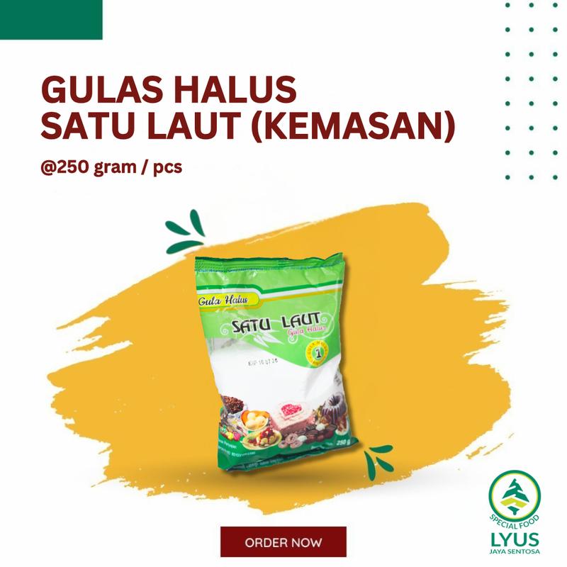 Gula Halus Satu Laut @250 Gram | Icing Sugar | Gula Tabur - Shop ...
