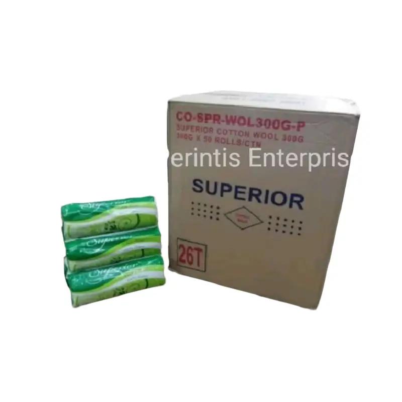 [HARGA TERBAIK] Superior Cotton Wool 300g (50Rolls)(1 Order Max ...