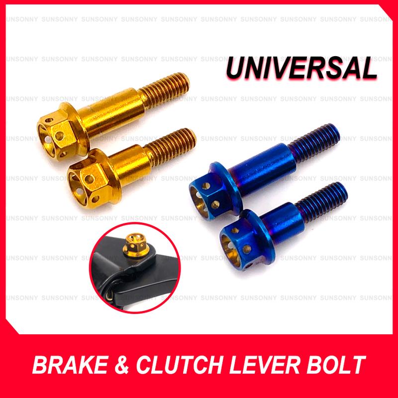 Skru Brek Klac / Brake & Clutch Lever Bolt Screw Universal 6*30MM Gold ...