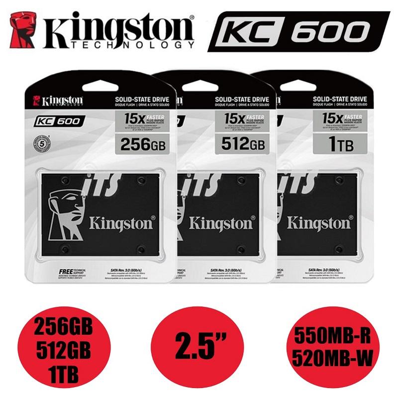 Kingston KC600 SATA III 2.5" (256GB/512GB/1TB) - TikTok Shop Malaysia