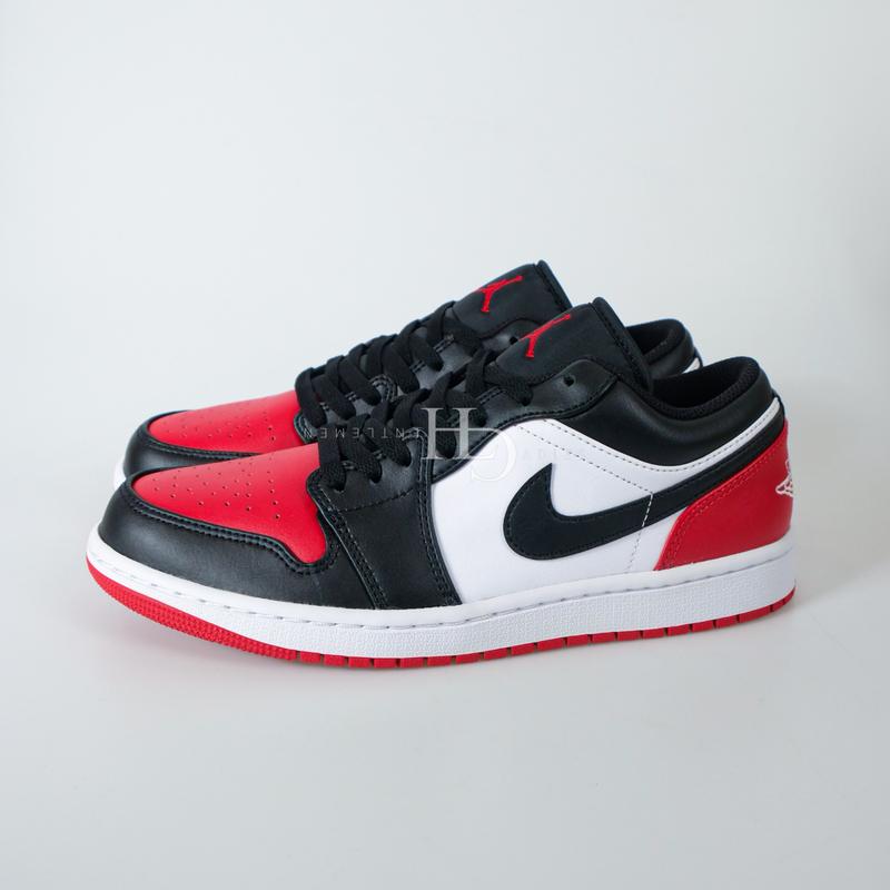Air Jordan 1 Low Bred Toe (Men) 553558-612 - Shop | Tokopedia