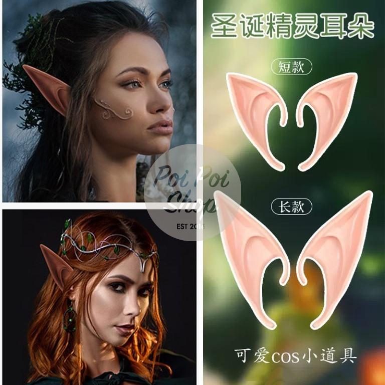 Telinga Palsu Kuping Elf Anime Aksesoris Cosplay Acara Karnaval ...