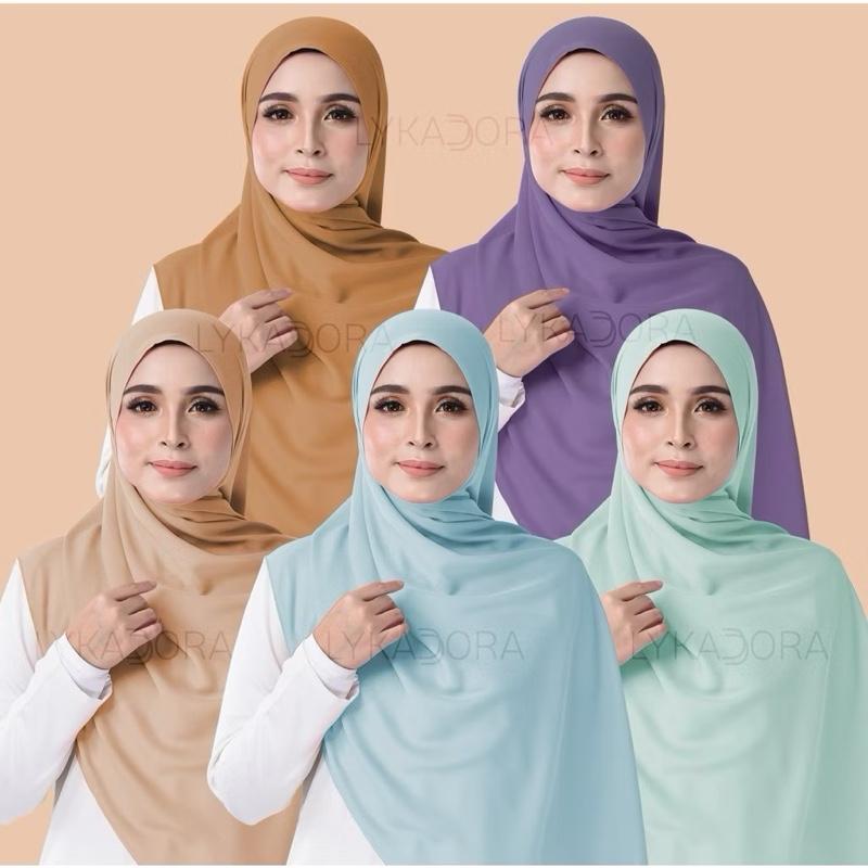 Shawl heavy Chiffon 1.8 meter - TikTok Shop Malaysia