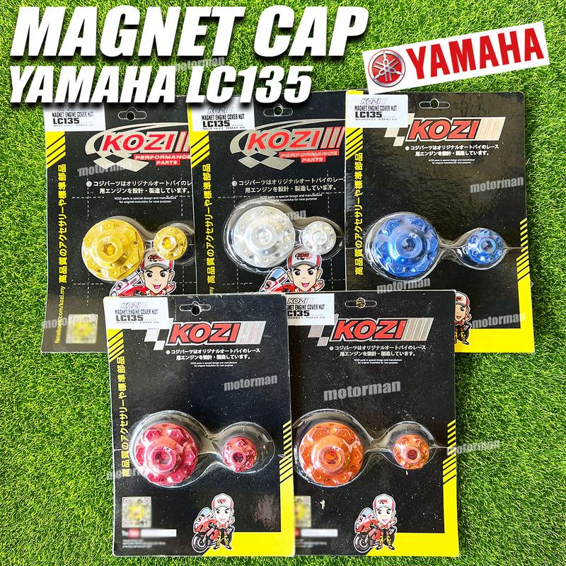 MAGNET CAP YAMAHA LC135 KOZI BLUE GOLD RED ORANGE SILVER Accessories ...