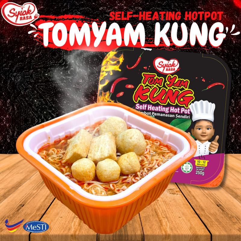 Syiok Rasa TomYam Kung Self-Heating Instant Hotpot [HALAL PRODUCT ...