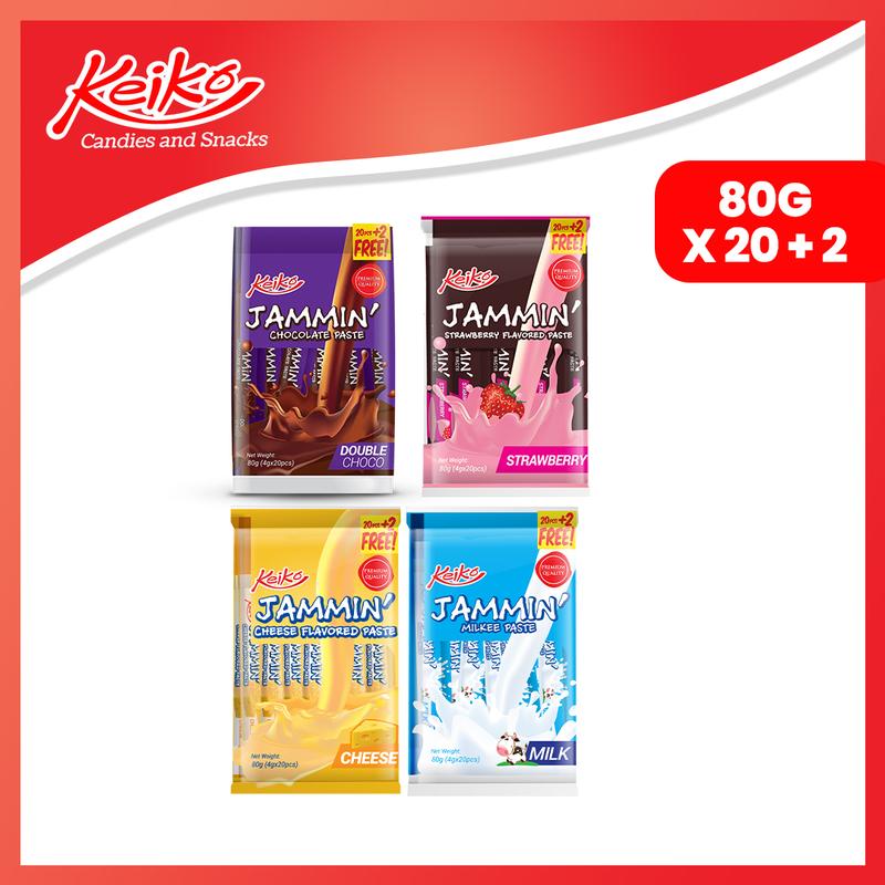 Keiko Jammin Double Choco/Strawberry/Cheese/Milkee Paste 80G - TikTok ...
