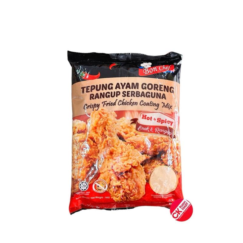 Bon Chef Tepung Ayam Goreng Hot & Spicy 1Kg - TikTok Shop Malaysia