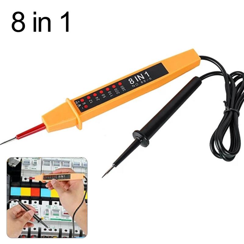 8 in 1 6-380V Voltage Tester Pen Polarity Current Tester Voltage ...