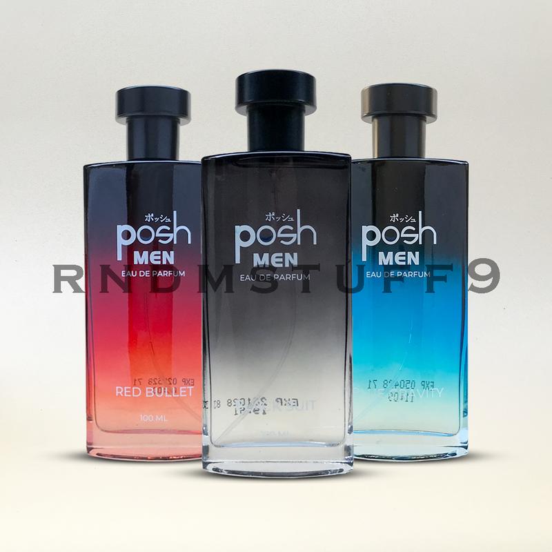 Posh Men Eau de Parfum Blue Gravity / Black Suit / Red Bullet Parfum ...