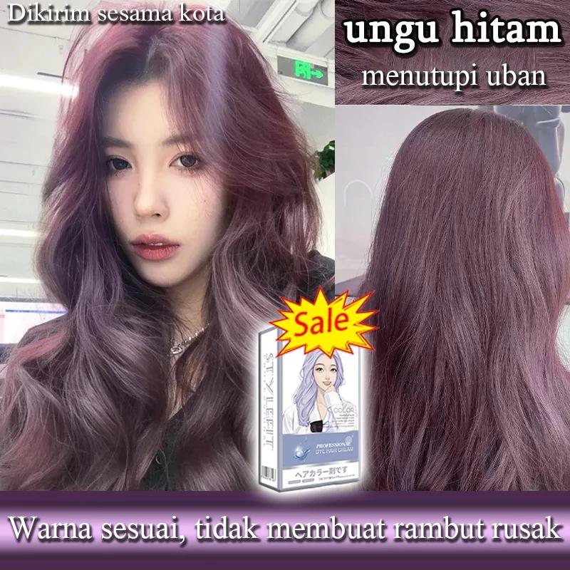 Hitam Ungu * 200ml Tidak Perlu Bleach,Tanpa Ammonia,Cowok Cewek Bisa ...