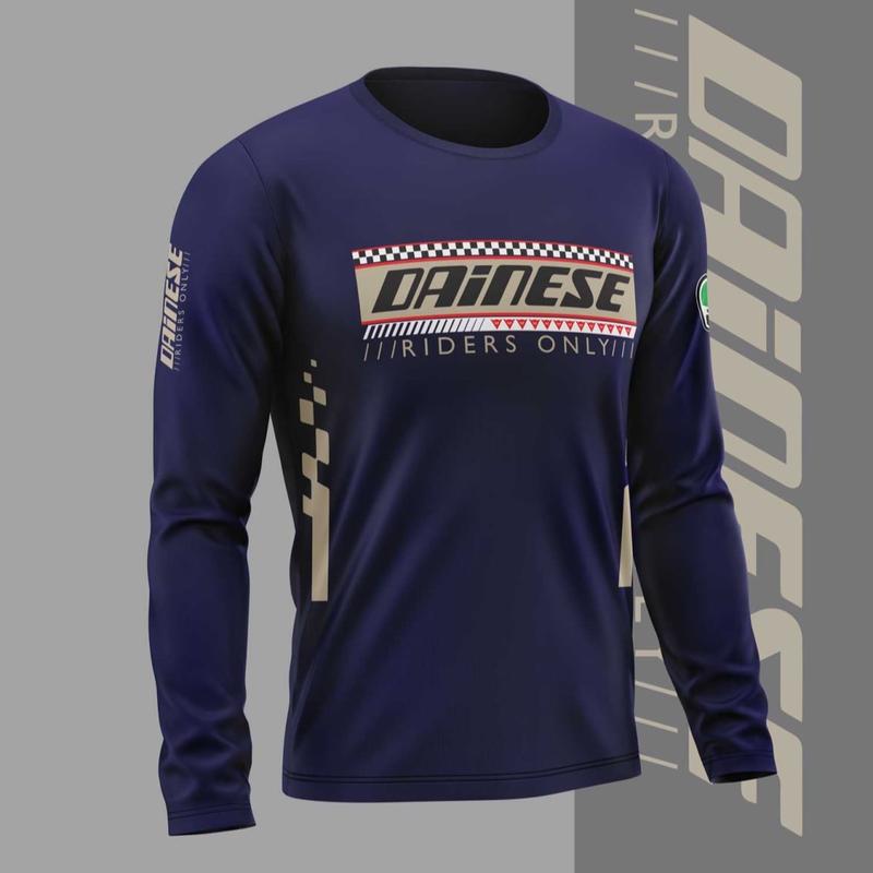 Baju Permotoran DAINESE 24 | Long Sleeve Outdoor Microfiber Sport ...