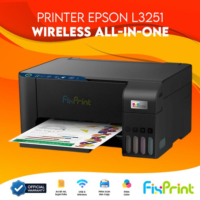 Jual Printer EcoTank L3251 / L3256 / L3250 All In One Print Scan Copy ...