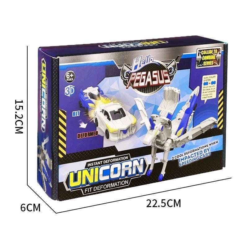 Mainan viral tiktok termurah robot unicorn pengasus transformers 2in1 ...