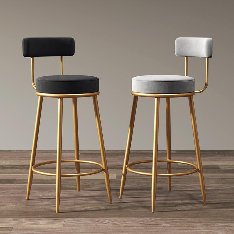 Nordic Iron Bar Chair Eames Chair High Bar Stool Dining Chair - TikTok Shop Malaysia