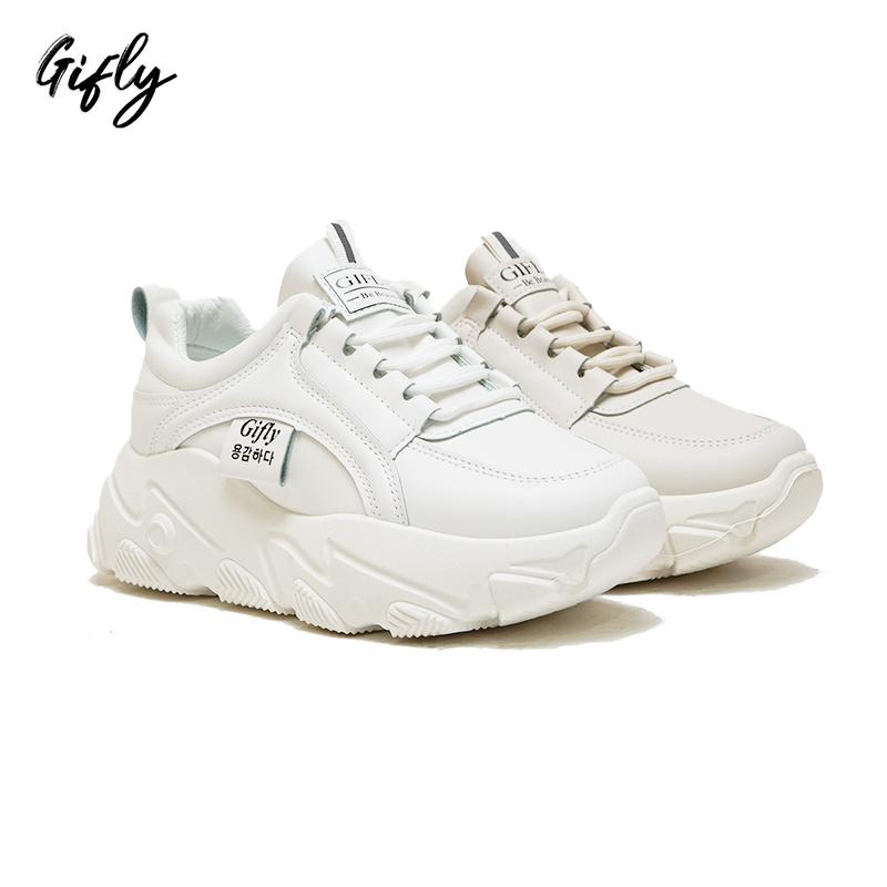 GIFLY Crown Sepatu Sneakers Wanita TH1618-15 karet sneaker Casual ...