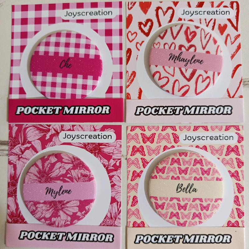 Mirror Badge 58mm with personalized name - TikTok Shop Philippines