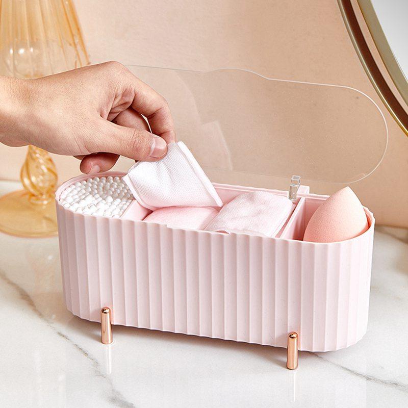 Cotton round Pads Holder 4 Compartments Non Polluting Makeup - TikTok ...