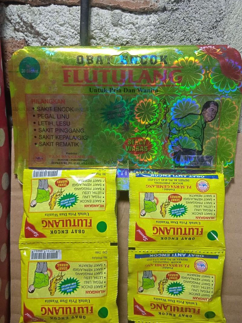 FLUTULANG KAPSUL ASAM URAT REMATIK ENCOK PEGAL LINU SAKIT PINGGANG ...