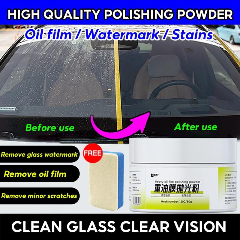 Glass Polishing Powder Remove Oil Film Remove Watermark Remove - TikTok ...