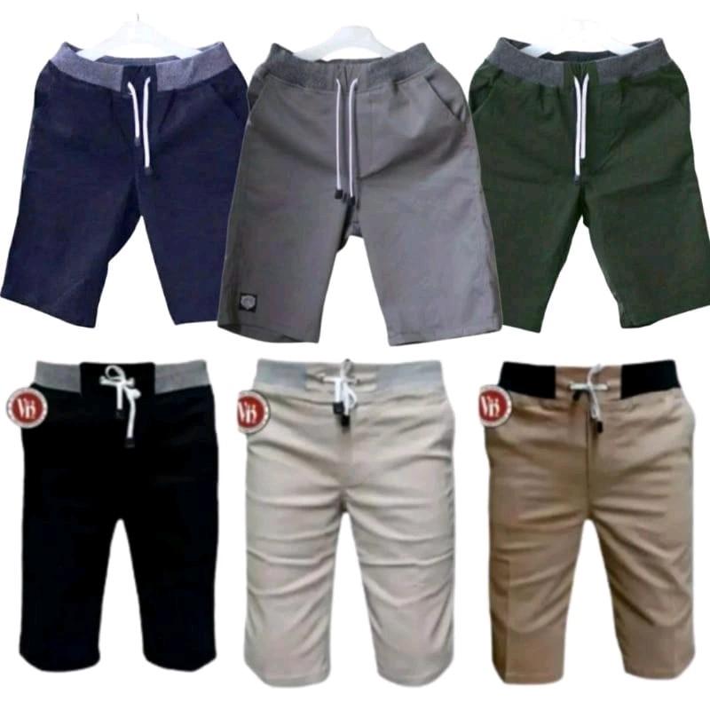 CELANA PENDEK CHINOS PROMO.....! 100 rb DAPAT 5 PCS Hitam Karet - Shop | Tokopedia