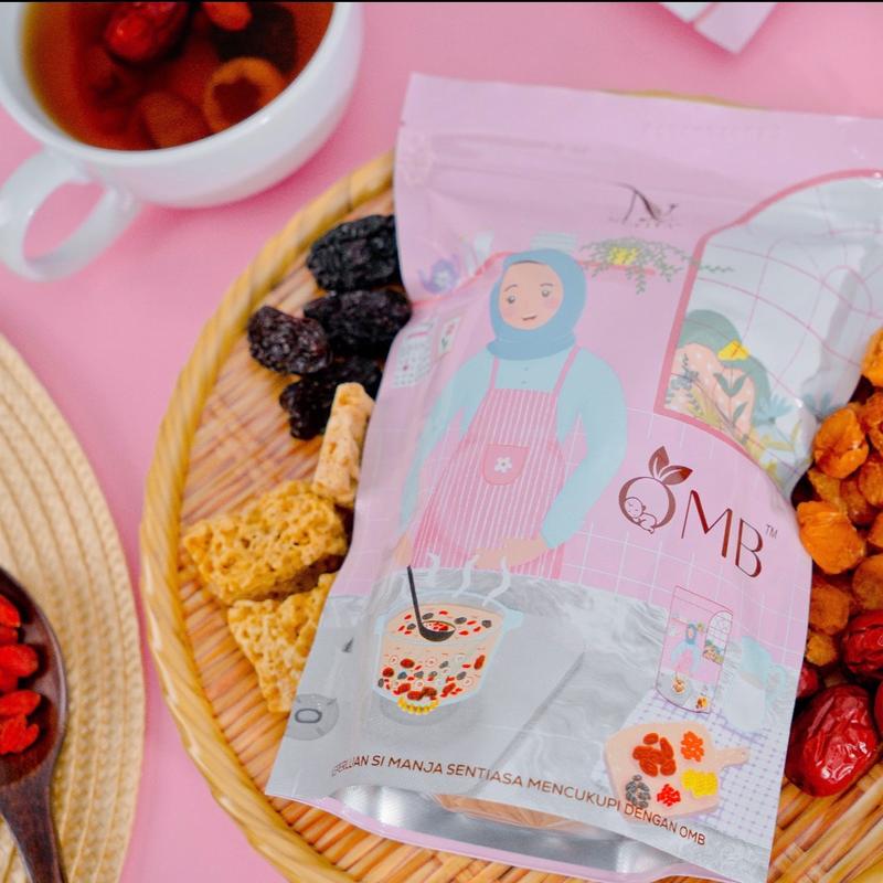 NUFIYA OMB Organic Milk Booster Red Date Tea Halal Natural rose ...