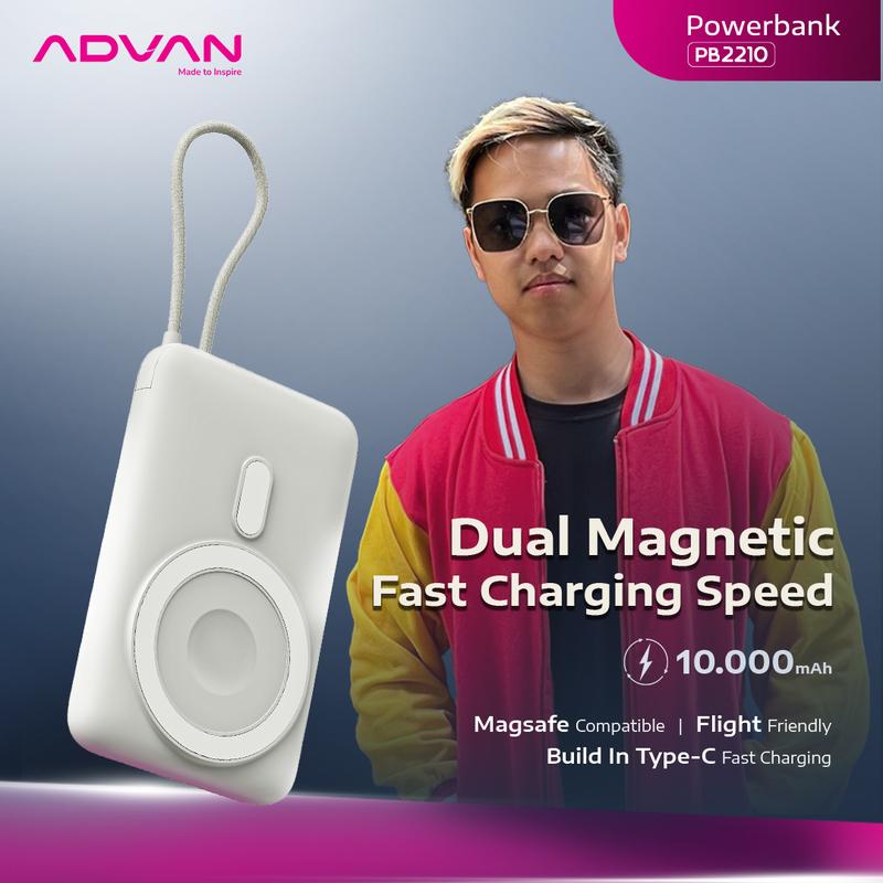 [Exclusive Toni_cu] ADVAN Wireless Powerbank PB2210 10000mAh - Shop ...