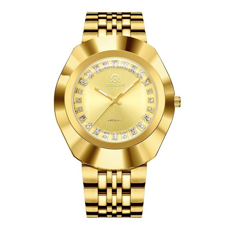 CAINUOS Men Quartz New Style Waterproof Wristwatch Fashion Couple ...
